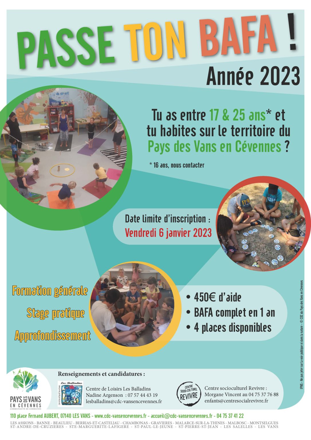 [Enfance Jeunesse] - Passe ton BAFA en 2023 ! Inscris-toi avant le ...