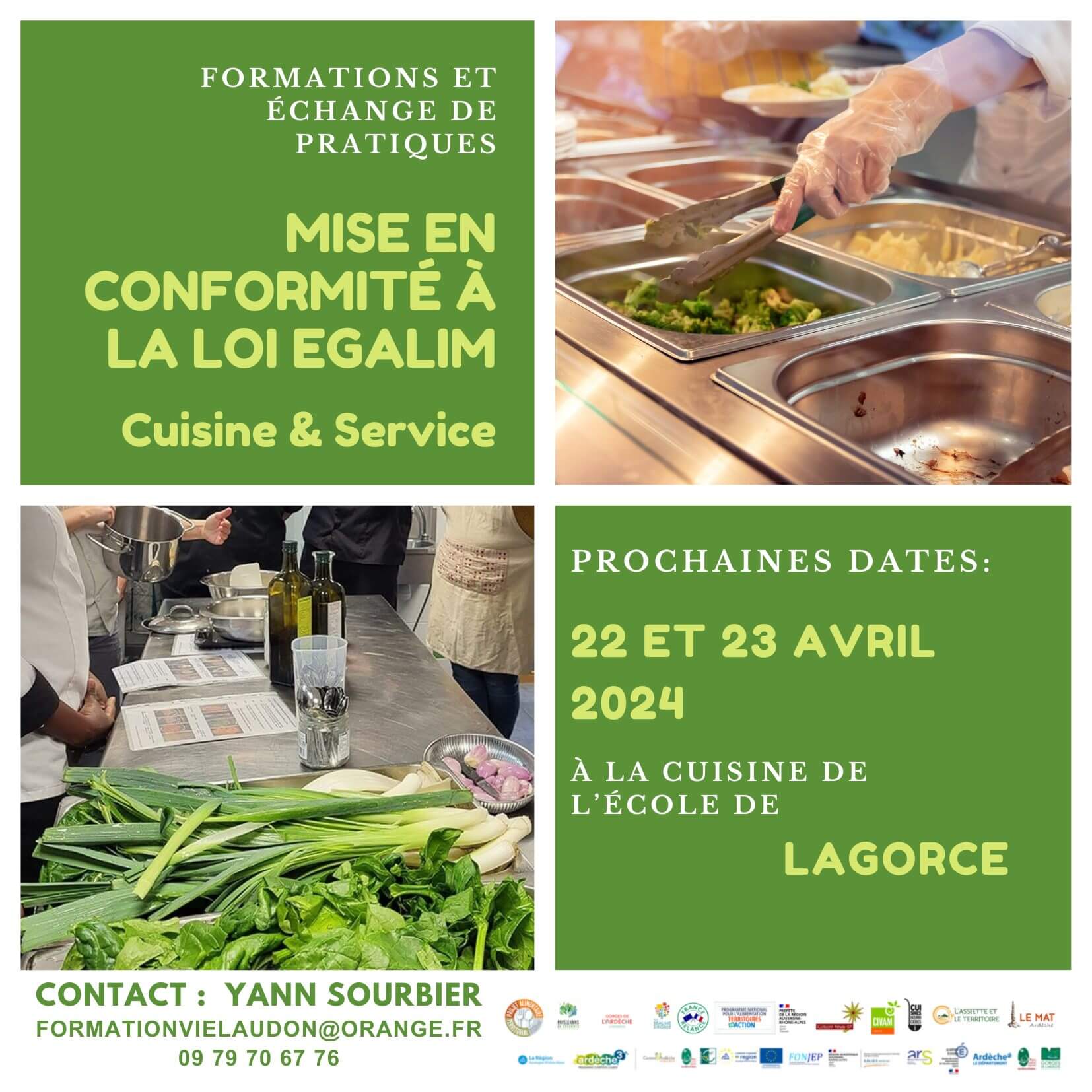 Mise en conformité à la loi Egalim - Formation et échange de pratiques