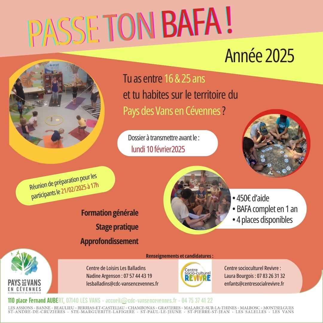 Passe ton BAFA 2025