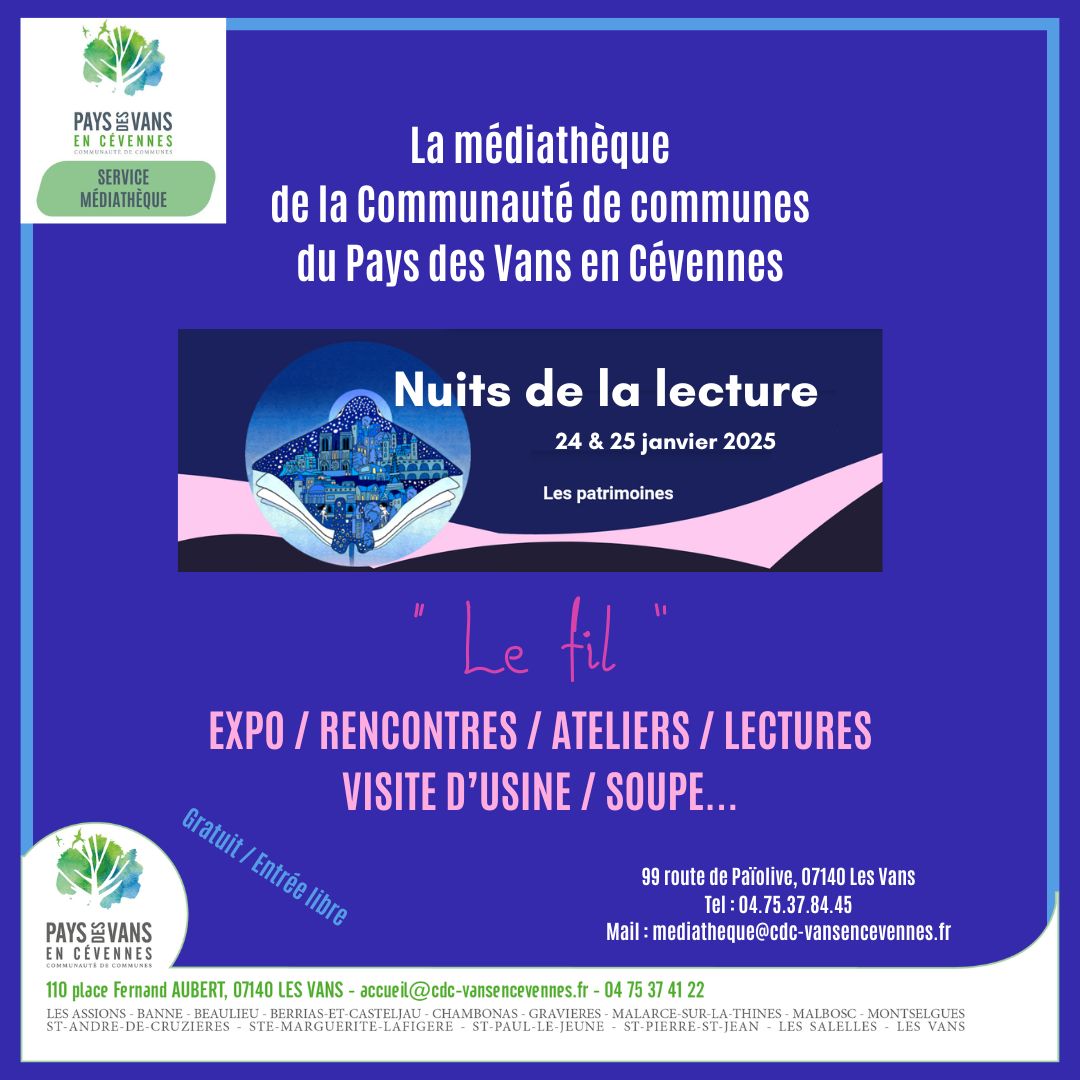 Nuits de la lecture 2025